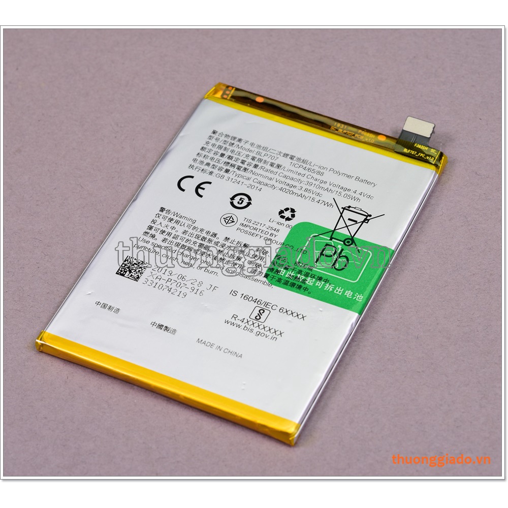 pin zin oppo F11 mã BLP707 dung lượng chuẩn | Shopee Việt Nam