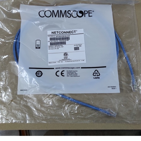 Dây nhảy Patch cord Commscope Cat6 3m(Cáp xịn chính hãng) | Shopee Việt Nam