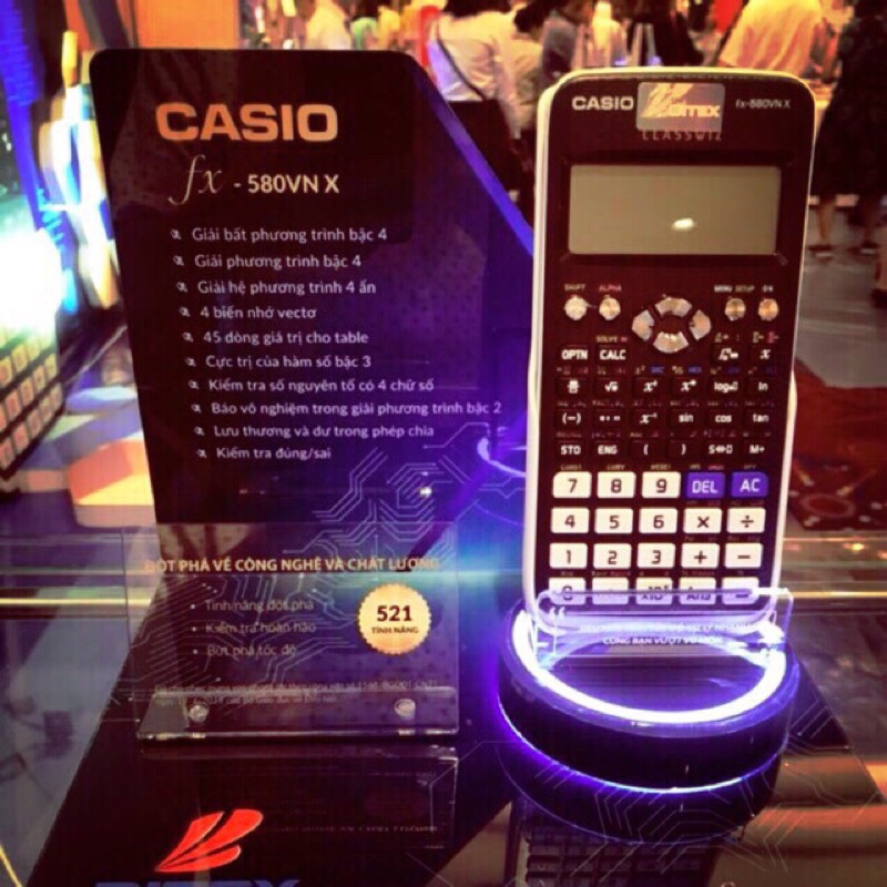 Máy tính CASiO 580 VNX đời mới nhất | Shopee Việt Nam
