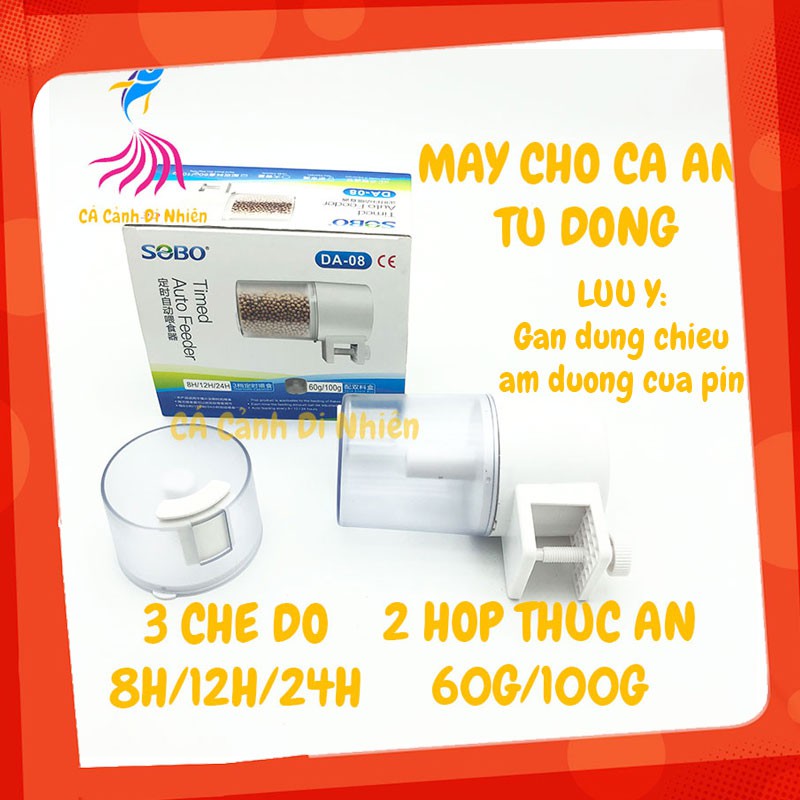 Máy cho cá ăn tự động SOBO DA-08 DA08 3 chế độ hẹn giờ | Shopee Việt Nam