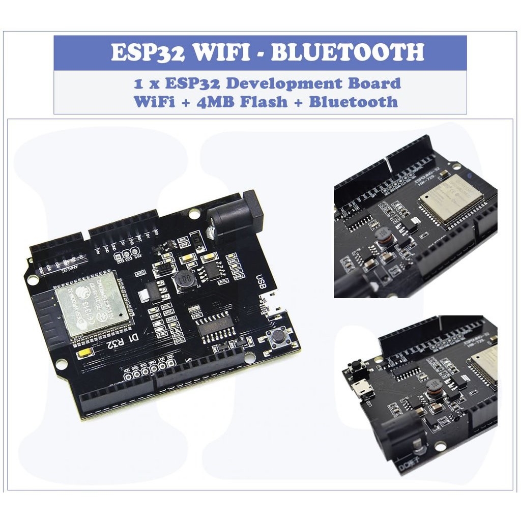 Bo Mạch Wemos D1 R32 - Kit ESP32 WiFi Bluetooth UNO R3 | Shopee Việt Nam