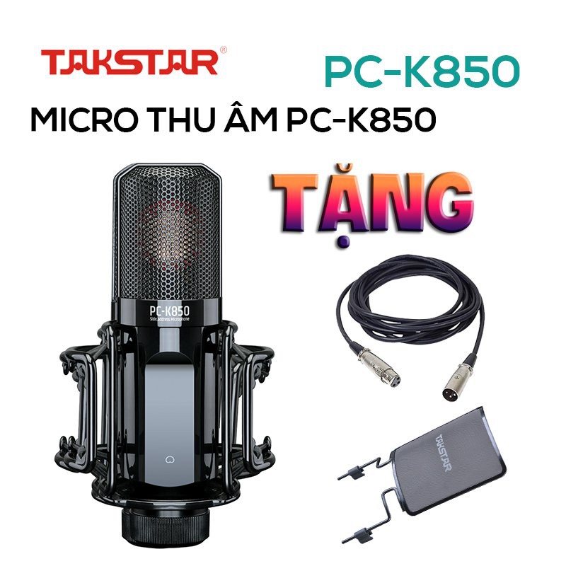 Mic Thu Âm Livestream Hát Karaoke Chuyên Nghiệp Takstar PC-K850 Chính ...