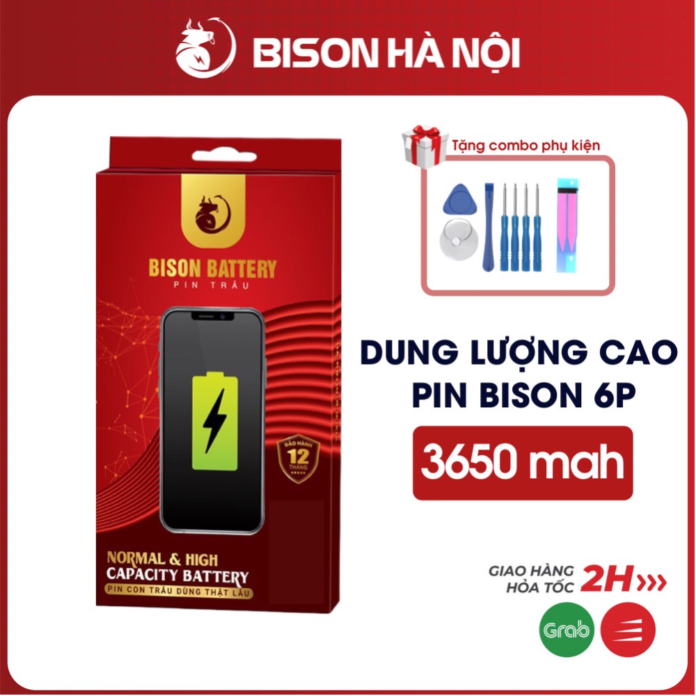 Pin Bison 6 Plus dung lượng cao 3600mah, pin dành cho game thủ, thời ...
