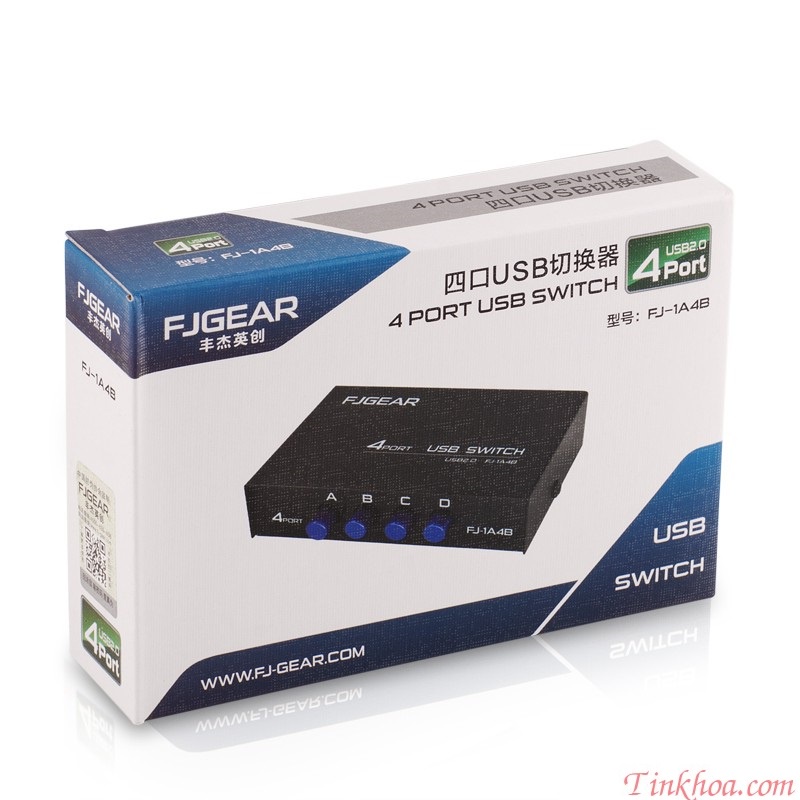 Bộ chia máy in 1 ra 4 cổng USB MT-1A4B-CF-VIKI 4 máy tính chung 1 máy in | Shopee Việt Nam