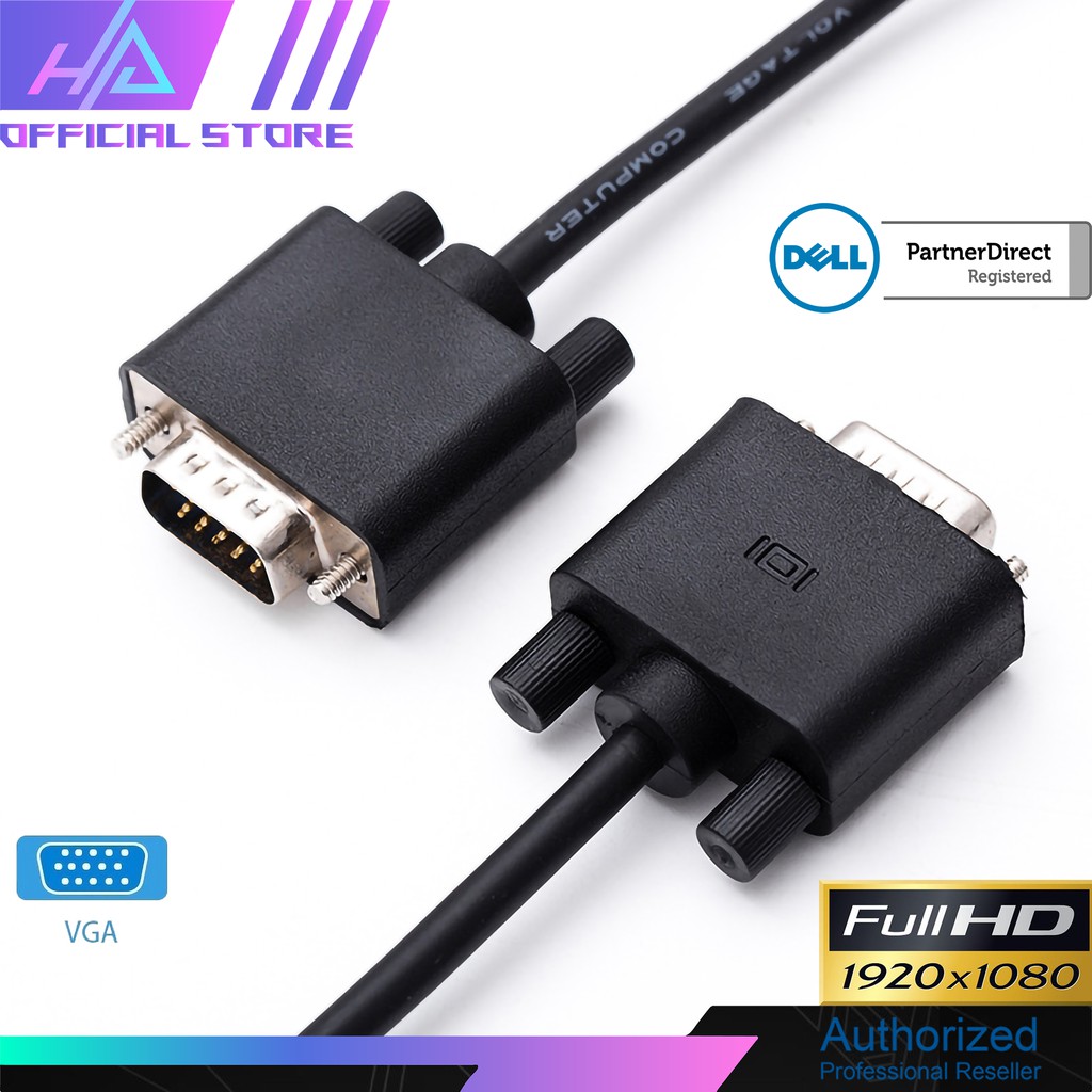 Cáp VGA Chất Lượng Cao Dell 5KL2H06509 Original Monitor VGA Cable HD15 ...