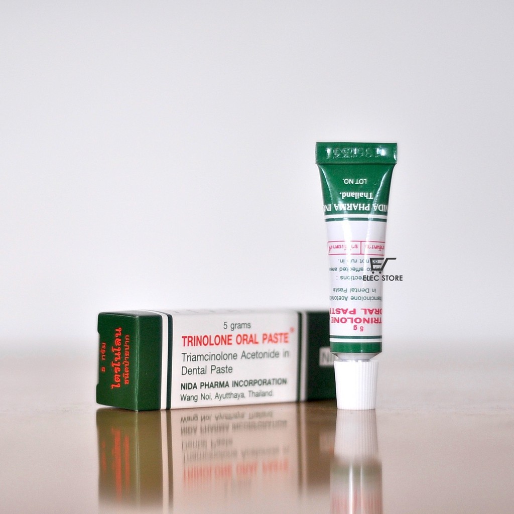 Kem nhiệt miệng Trinolone Oral Paste 5g Thái Lan | Shopee Việt Nam