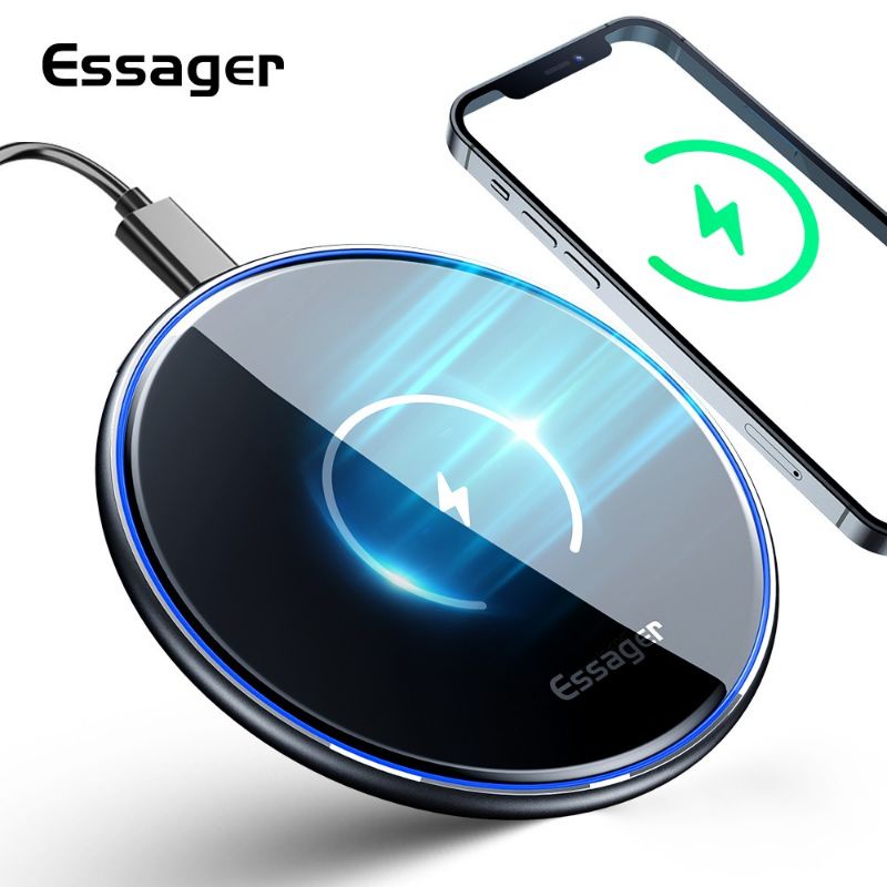 Đế Sạc Không Dây Essager Qi 15W Cảm Biến Sạc Nhanh | Shopee Việt Nam
