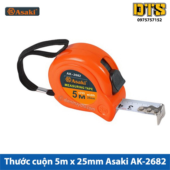 Thước cuộn 5m x 25mm Asaki AK-2682 | Shopee Việt Nam