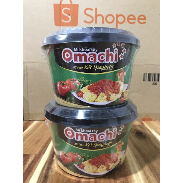 COMBO 2 HỘP MÌ TRỘN OMACHI XỐT SPAGHETTI ( 105GR ) | Shopee Việt Nam