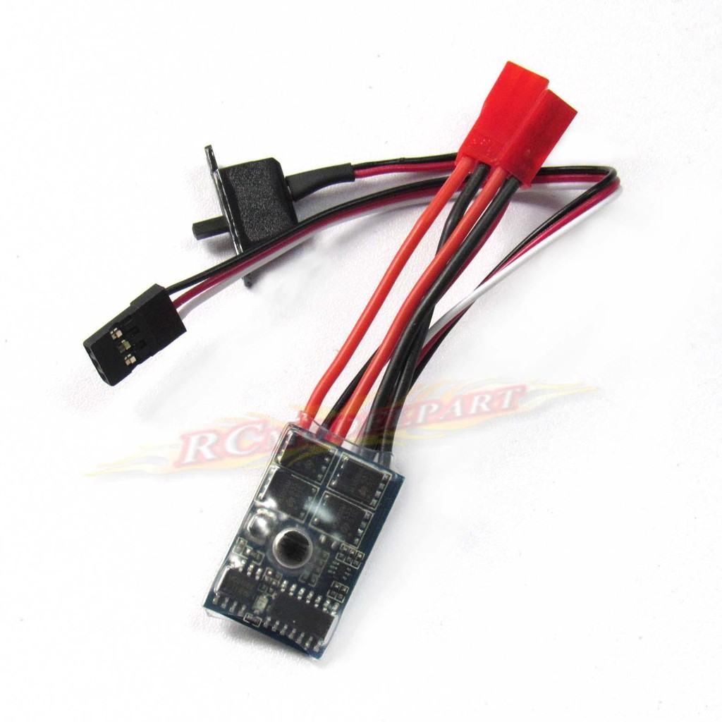 RC 10A ESC Brushed Speed Controller w/ Brake for 1/16 1/18 1/24 Car Boat Tank | Shopee Việt Nam