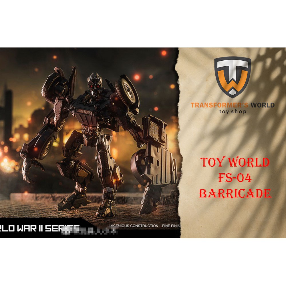 Mô hình Transformers WWII Toy World TW-FS04 FS-04 FS04 ROADBLOCK | Shopee Việt Nam