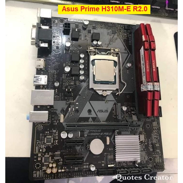 BO MẠCH CHỦ ASUS H310M-E R2.0 PRIME New BH 36T Chính Hãng | Shopee Việt Nam