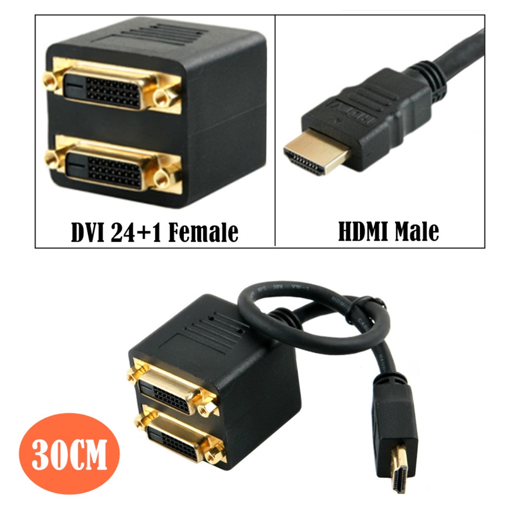 Hdmi đến dviY Loại Line Twin Line HDMI cm Hai thanh ghi dvi | Shopee ...