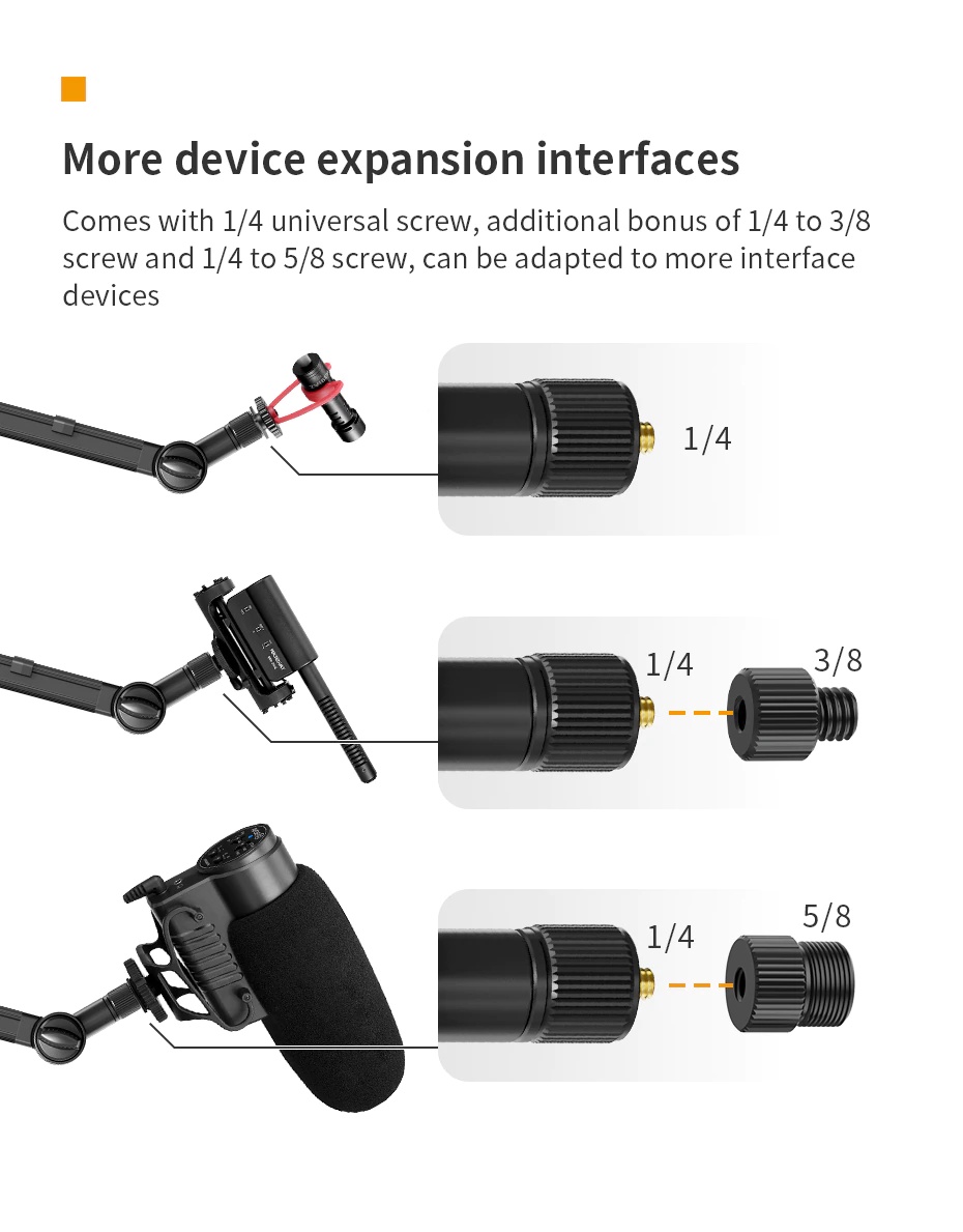 Vijim LS21 - Bộ Boom Arm cho NGƯỜI SÁNG TẠO đa chức năng đầy đủ nhất ...