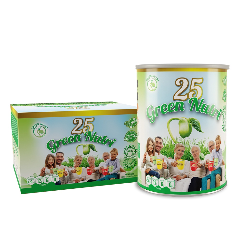 Combo 25 Green Nutri hộp 750g & hộp 625g (25 gói) | Shopee Việt Nam