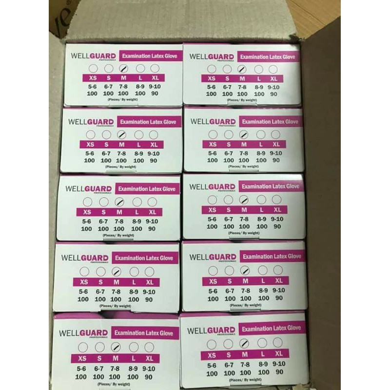 Găng tay y tế wellguard ( 100 chiếc/hộp) | Shopee Việt Nam