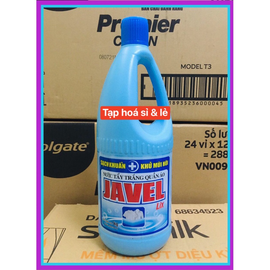 Nước Tẩy Quần Áo Javel Lix 1Kg | Shopee Việt Nam