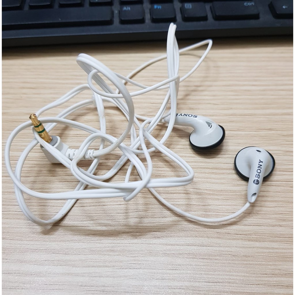 Tai nghe Sony MDR-E808,E804,E808+siêu cổ,siêu cũ,siêu bass|Tặng mút và túi da | Shopee Việt Nam