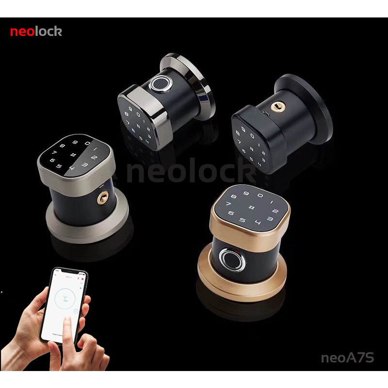 Khóa tay tròn vân tay, qua APP, thẻ từ, cấp mã mở khóa từ xa cho cửa phòng, cửa nhôm, cửa gỗ ...