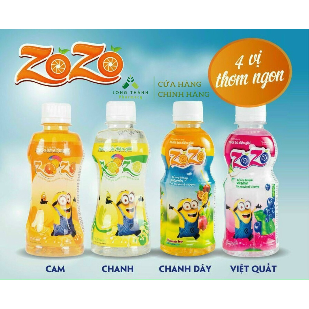 Nước bù điện giải ZOZO Oresol bổ sung điện giải, chống mất nước chai ...