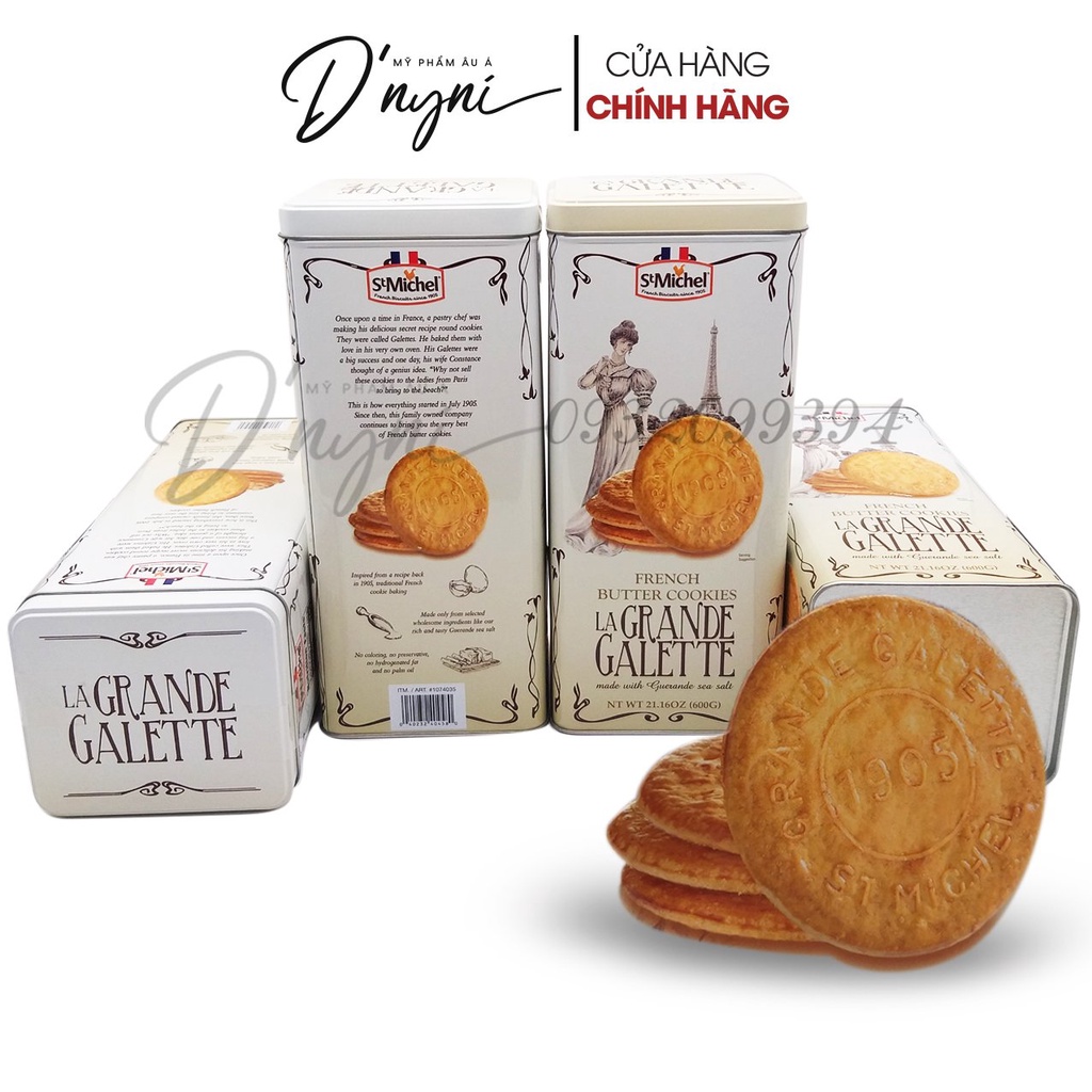 Bánh Quy Bơ Pháp La Grande Galette French Butter Cookies 600g Hãng St ...