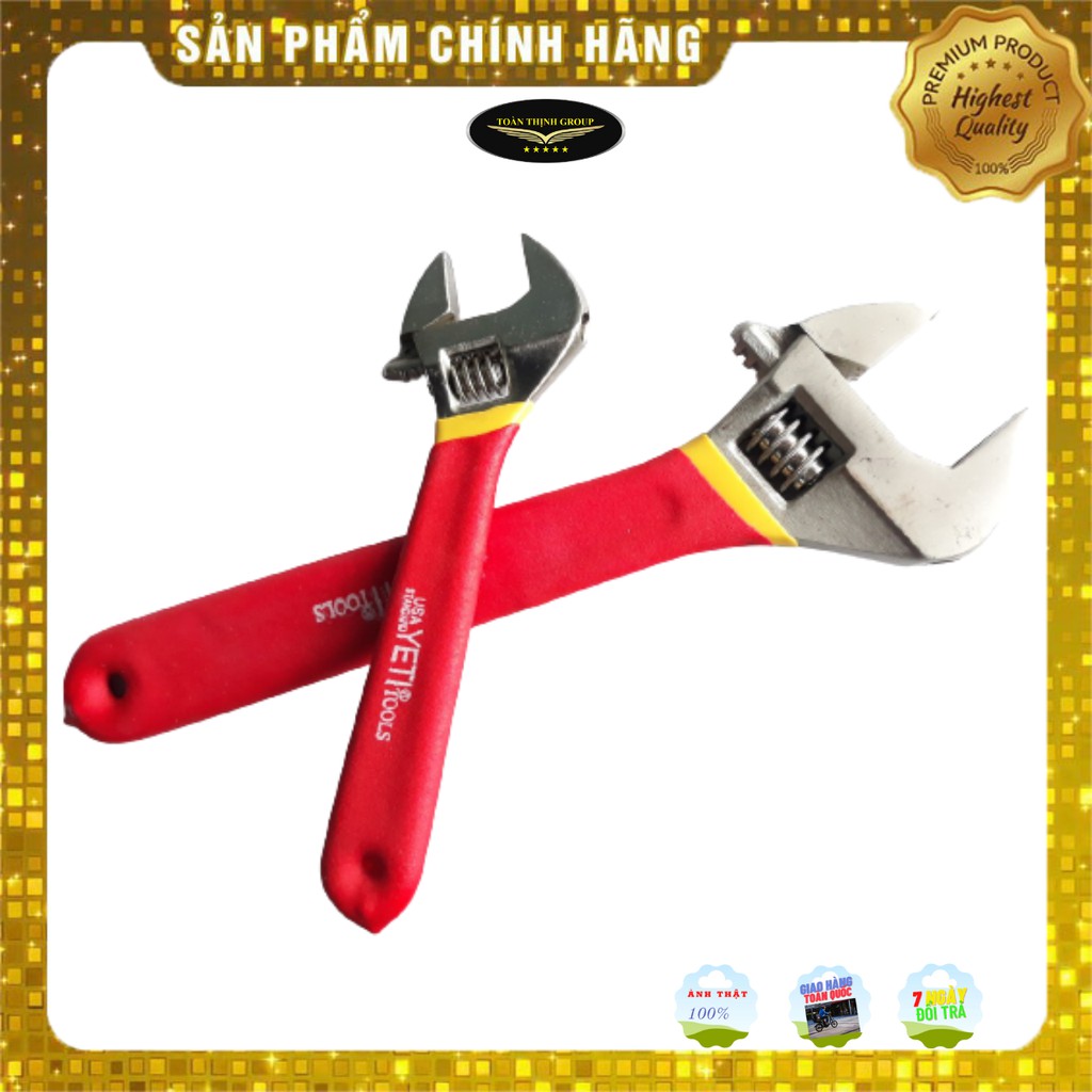 Mỏ Lết YeTl Cao Cấp Tay Bọc Cao Su Đỏ - Nhiều Kích Cỡ 8", 10",12" - Tay ...
