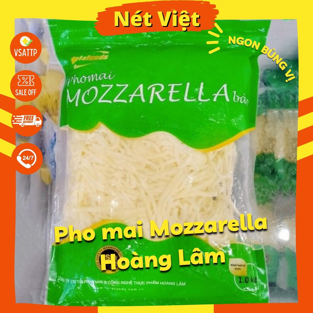 Phô Mai Mozzarella Bào Sợi Sẵn Phô Mai Kéo Sợi Thơm Ngậy Làm Món Âu Pizza, Tôm Bỏ Lò, Hàu Nướng ...