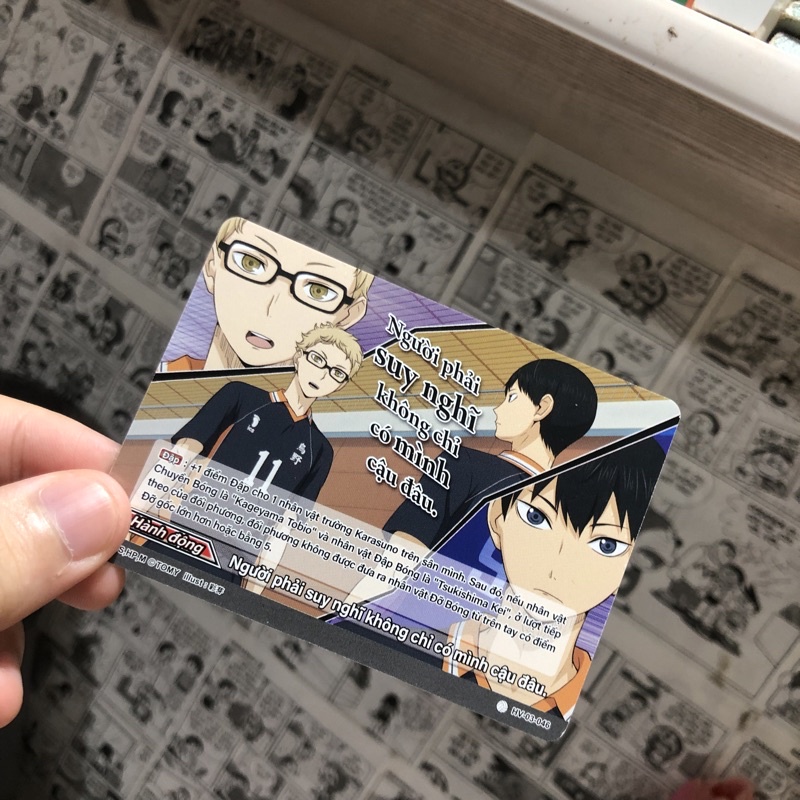 (Có sẵn)Pass card game Haikyuu Phiên bản Việt | Shopee Việt Nam