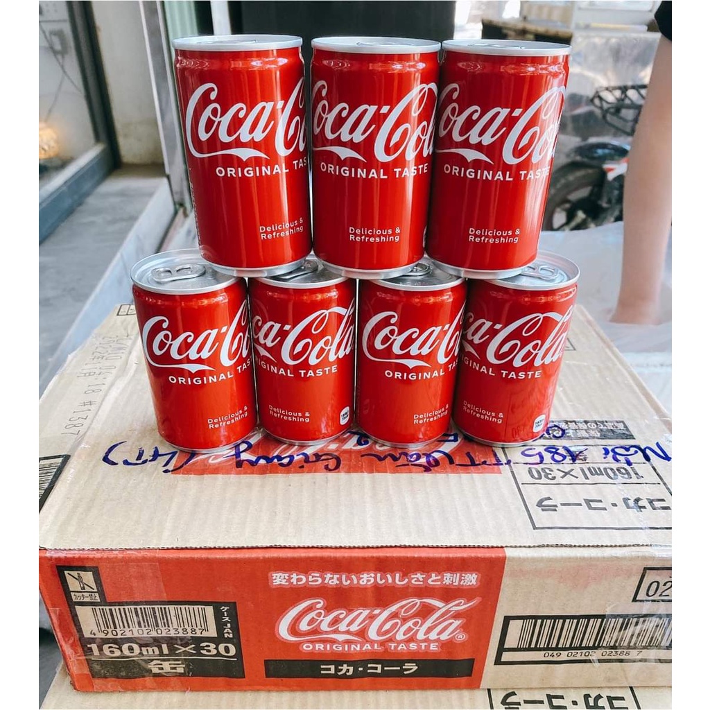 [1 thùng]Coca Mini Nhật Lon 160ml thùng 30 lon | Shopee Việt Nam