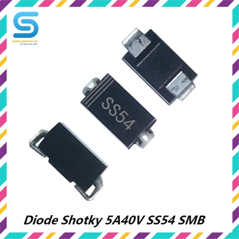 Diode Shotky 5A 40V SS54 SMB (1N5824 Dán Chân To) | Shopee Việt Nam
