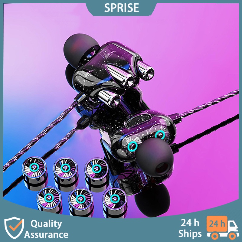 Tai nghe nhét tai SPRISE có dây giắc cắm 3.5mm cao cấp | Shopee Việt Nam