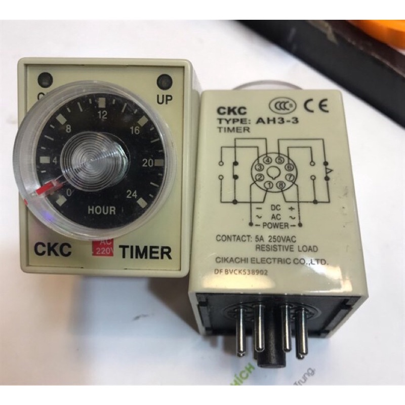 TIMER-24H-220VAC (AH3-3-24H) | Shopee Việt Nam