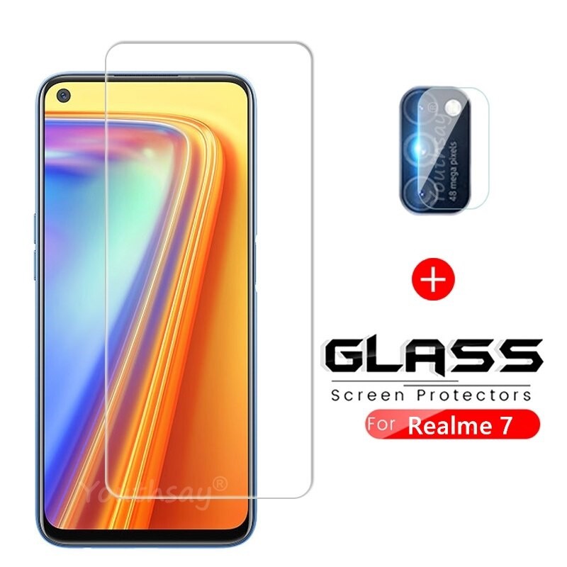 Cường lực 2,5d trong suốt Realme Q Q2 Q2i Q3 Q5 Gt Neo 2 2T 3 5 X X2 X7 ...