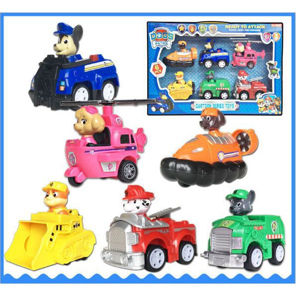 [Rẻ Vô Địch] Đội Chó Cứu Hộ Paw Patrol A8, A9, A11 Mô Hình 6 con, 7 con ...