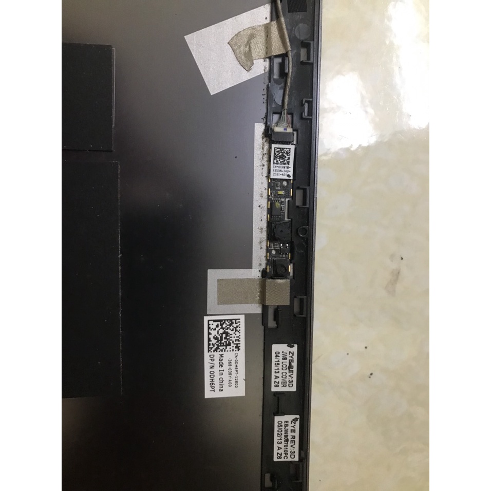Vỏ Dell vostro 5460 và linh kiện rời ( loa, toupad,camera,cáp màn,pin ...