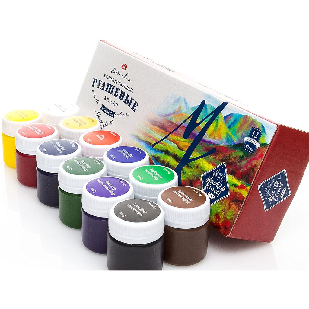 Màu Gouache lẻ Master Class White Nights 40ml | Shopee Việt Nam