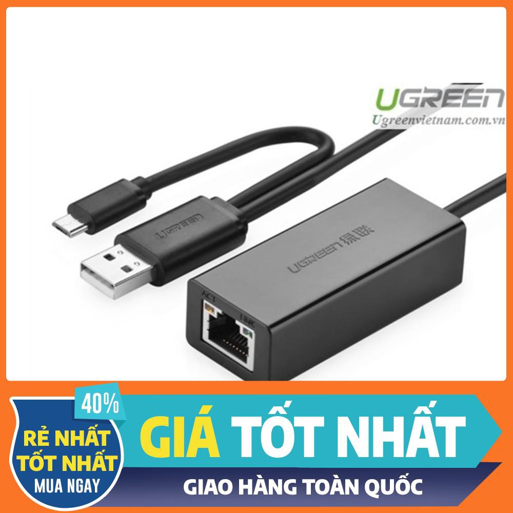 Cáp USB to Lan 10/100 Mbps Ethernet Adapter có OTG chính hãng Ugreen ...