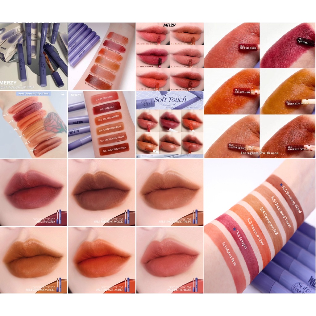 Son kem Merzy Soft Touch Lip Tint | Shopee Việt Nam
