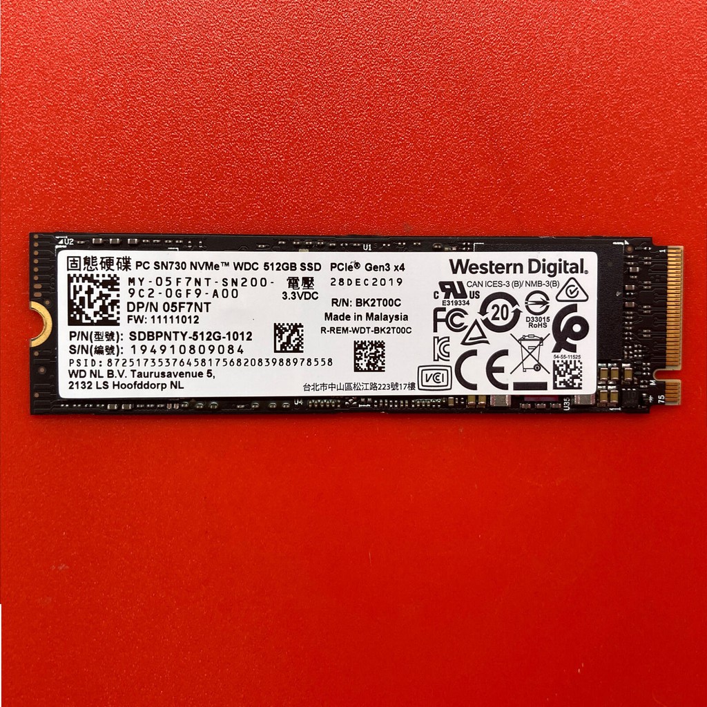 Bộ nhớ SSD WD SN730 512GB NVMe (M.2/PCIe - Chuẩn 2280) | Shopee Việt Nam