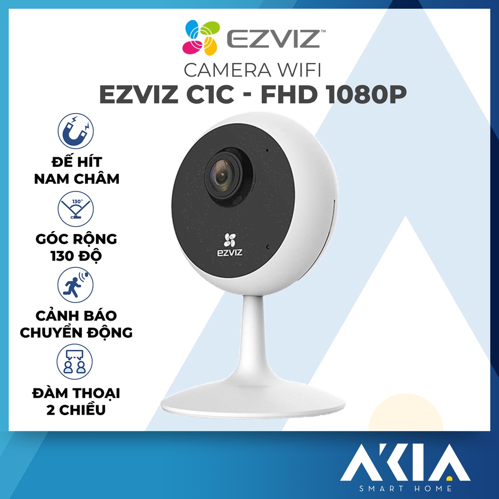 Camera Wifi Ezviz C1C-B 1080p/ H1C 2MP, đàm thoại 2 chiều, hú còi báo ...