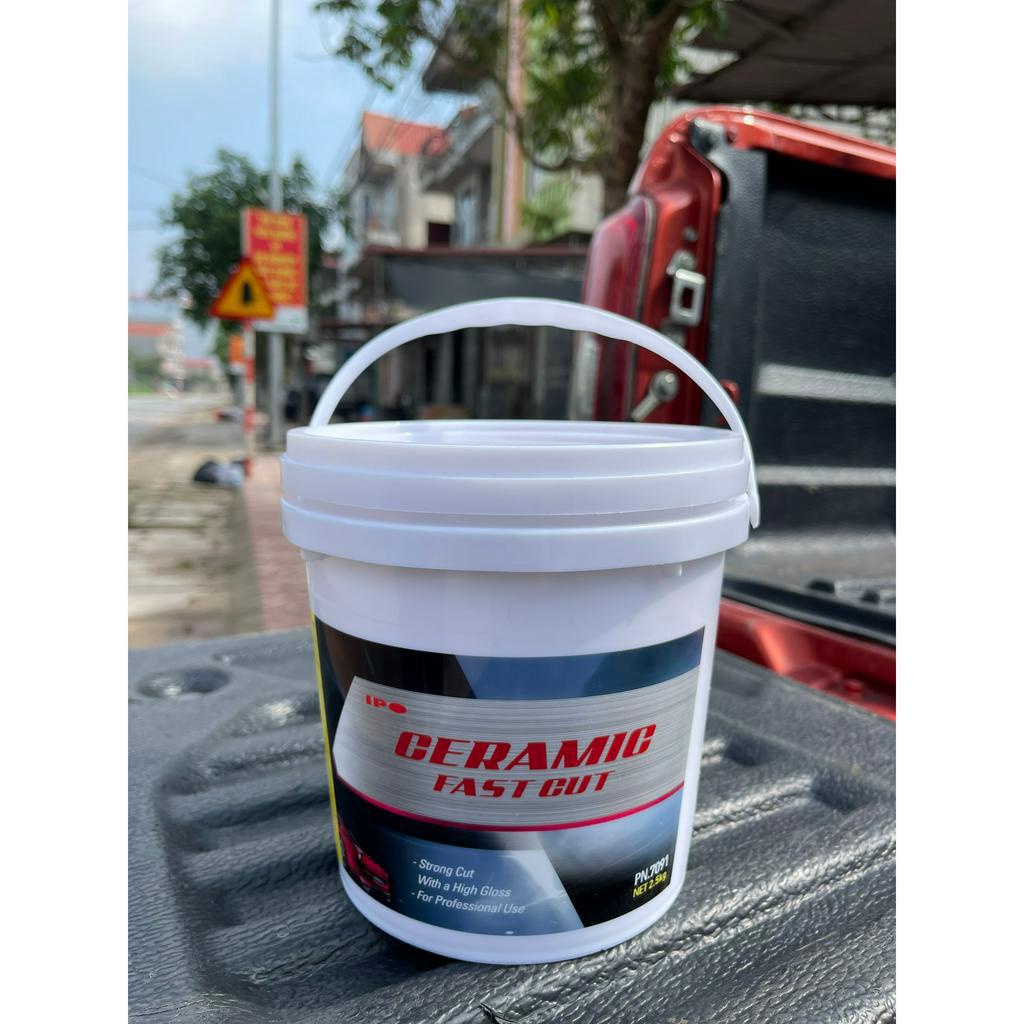 Xi đánh bóng Hàn Quốc Ceramic Fast Cut(2.5kg) bước 1 cho ô tô xe máy ...