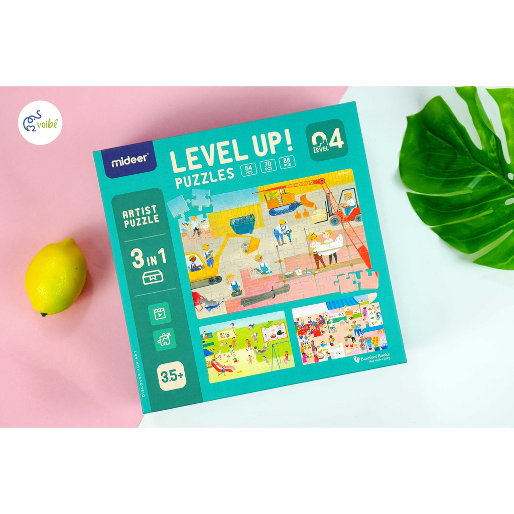 Xếp hình nâng cao Mideer cấp độ 4-Level Up! PuzzLes—Artist Series Level ...