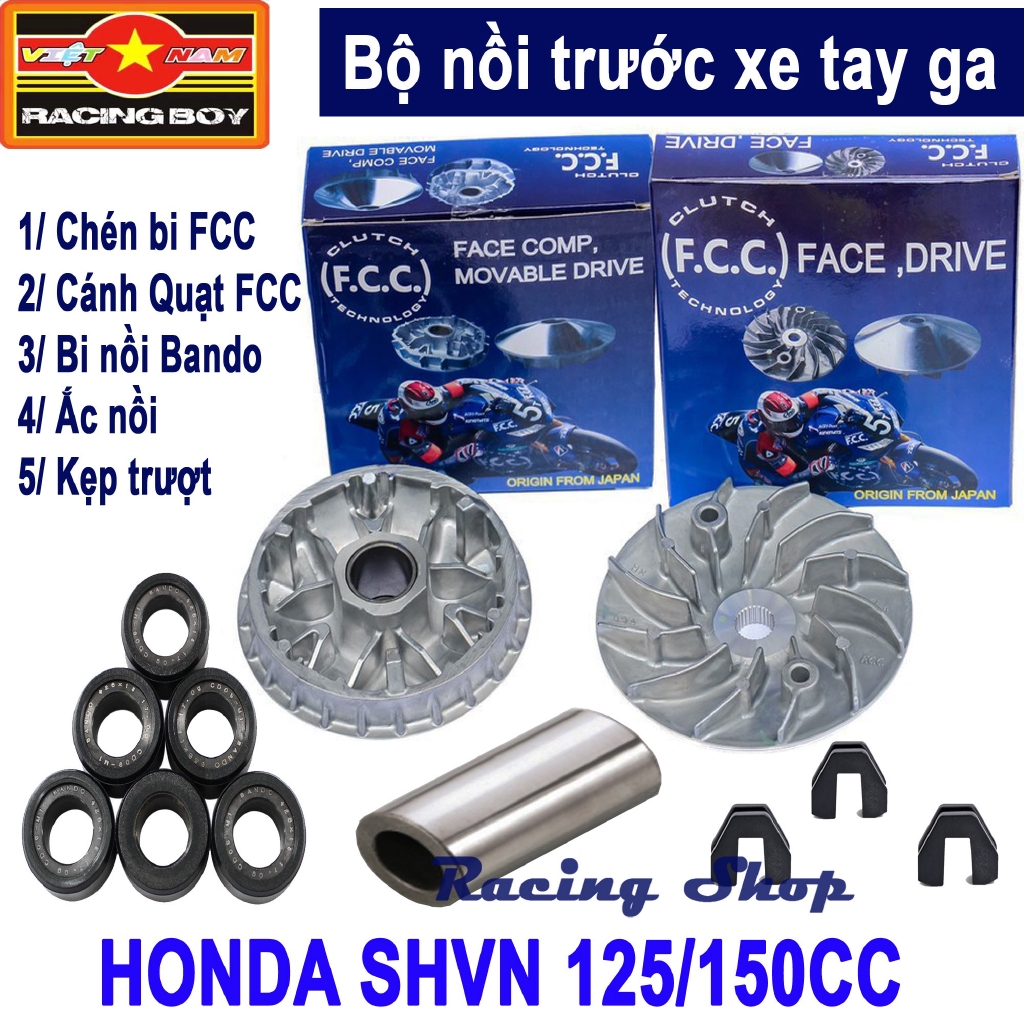 Bộ nồi trước Honda SHVN 125, 150cc - FCC Japan | Shopee Việt Nam