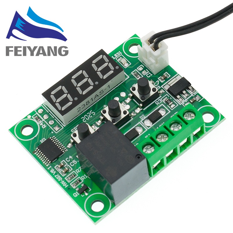 Mô Đun Công Tắc Điều Khiển Nhiệt Độ Kỹ Thuật Số W1209 DC 12V Có Đèn LED ...