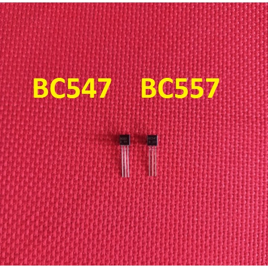 Transistor BC547 BC557 TO-92 50V 0.1A NPN 10 CON | Shopee Việt Nam