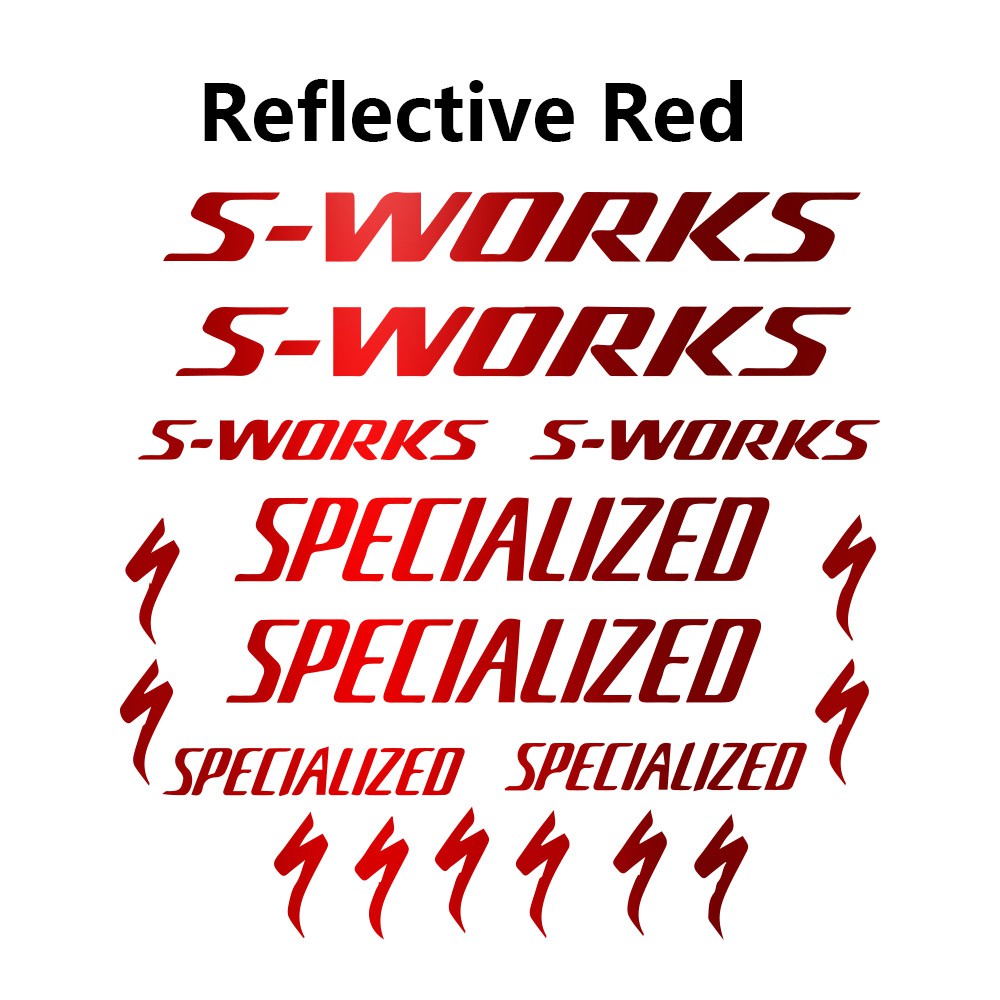 Sticker logo S-Works Dán Trang Trí Khung Xe Đạp | Shopee Việt Nam