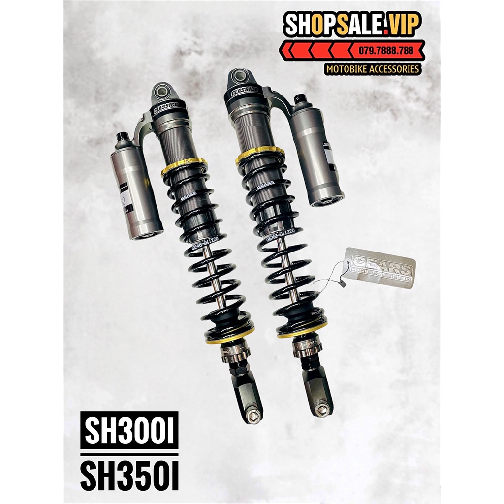 Phuộc Gears H2 Dành Cho Sh300i/Sh350i (Màu Đen) | Shopee Việt Nam