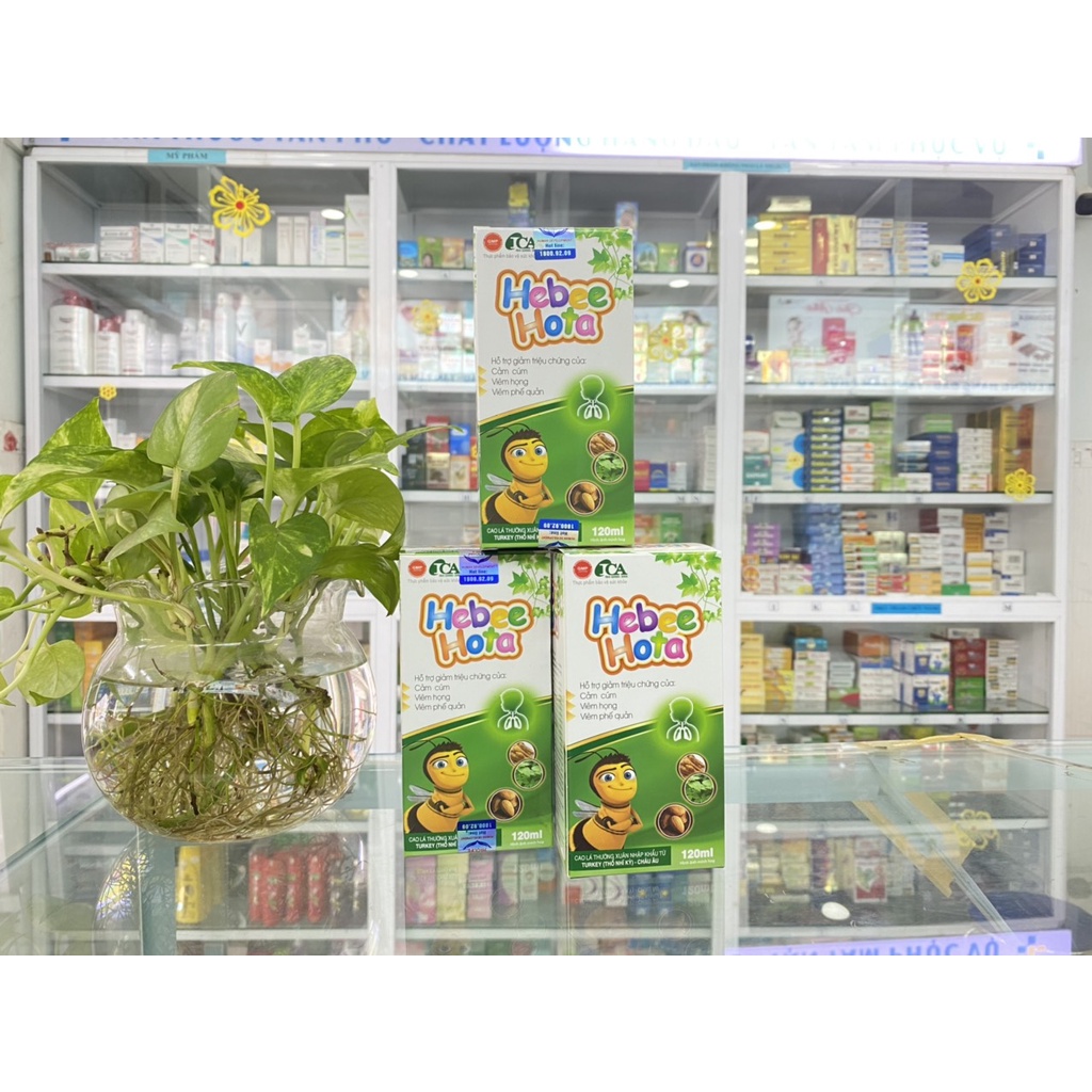 (CHÍNH HÃNG) - SIRO HO HEBEE HOTA Chai 120ml - Giúp hỗ trợ giảm các ...