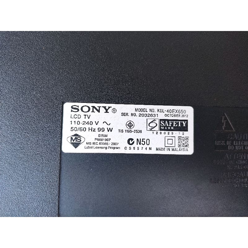 bo nguồn tivi sony 40 inch 40EX650 | Shopee Việt Nam