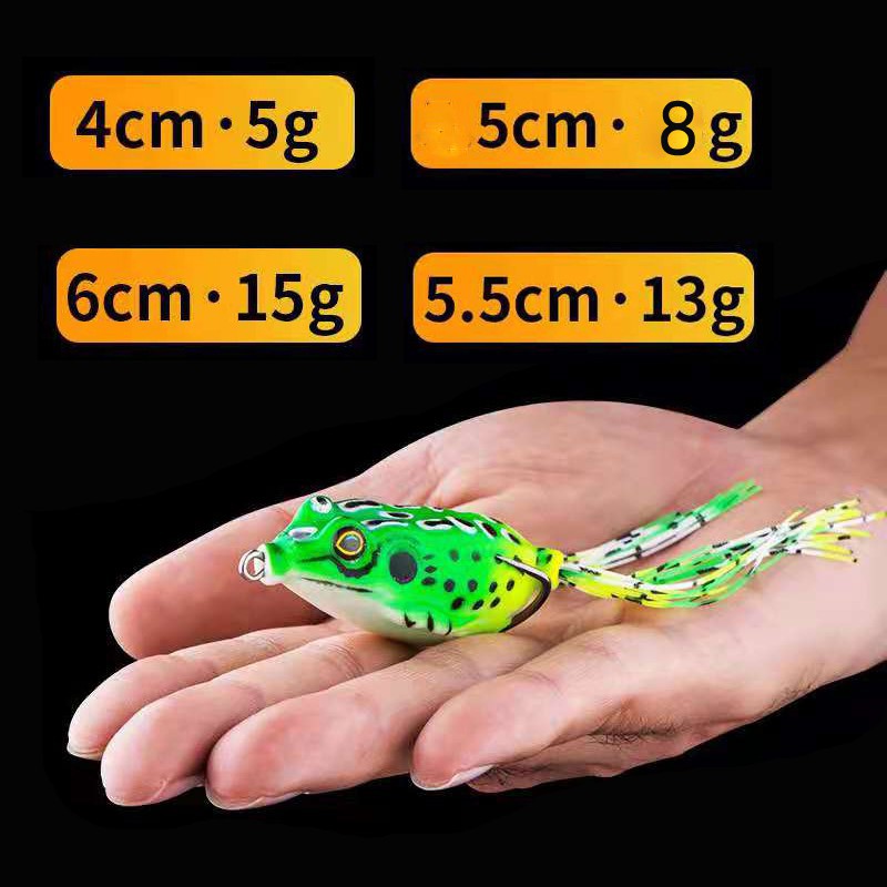 mồi giả Mồi Câu Cá Giả Hình Con Ếch 5g/8g/13g/15g Super Frog Lure Mồi ...